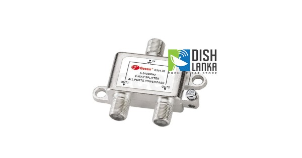2-Way Coaxial Cable Splitter